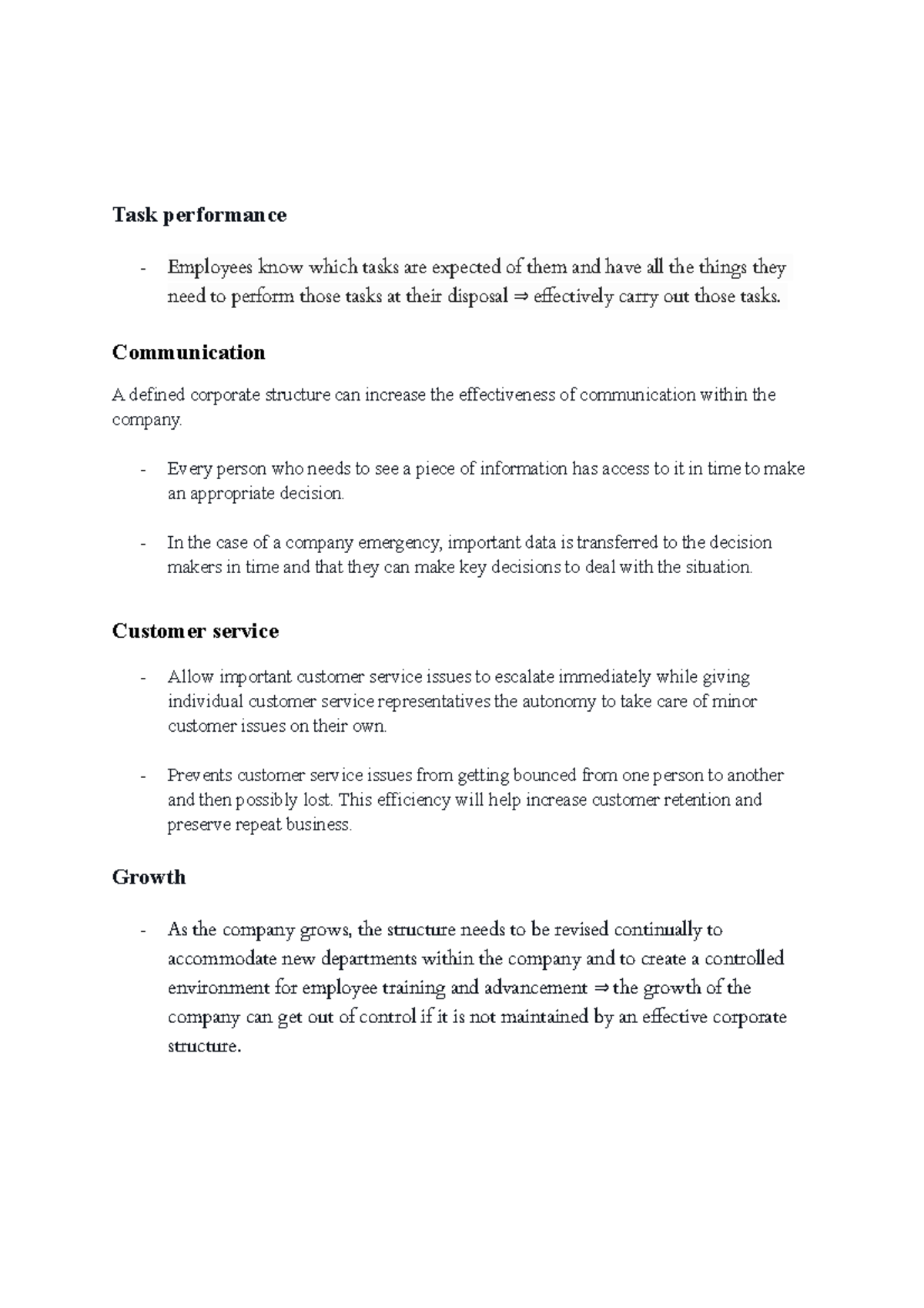 10 - Hope it'll help - Task performance Employees know which tasks are ...