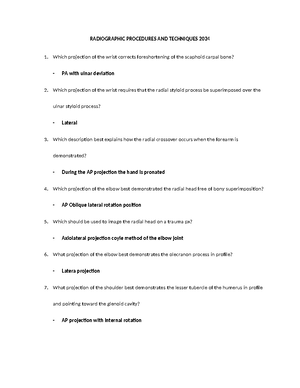 Reviewer - RADSCI Which of the following procedures is also known as ...