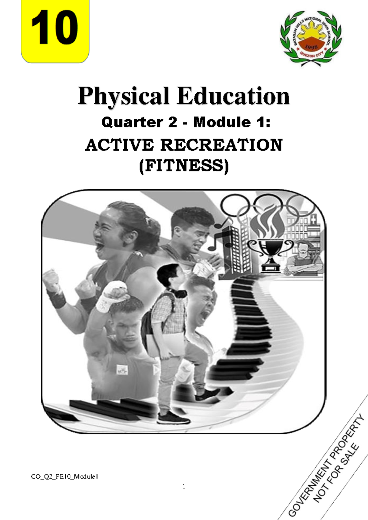 PE10 SLe M1 Quarter 2 - slem p.e 10 - Quarter 2 - Module 1: Afr 1: CO ...