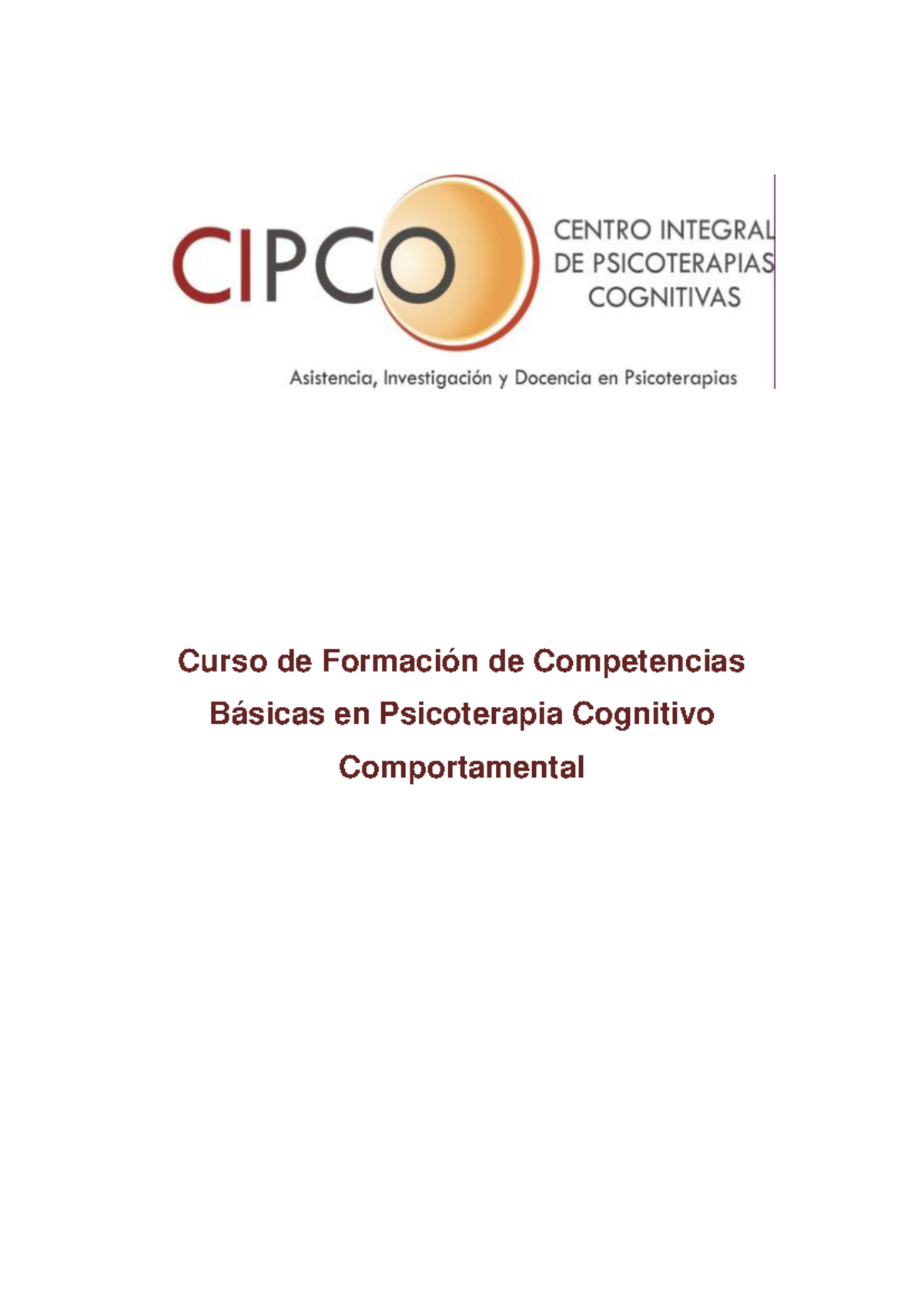 Cipco 1 Y 2 Generacion - Bibliografía obligatoria. - Curso de Formación ...