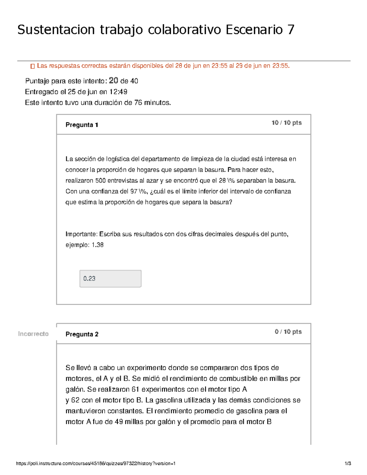 Sustentacion trabajo colaborativo - Escenario 7 - - Studocu
