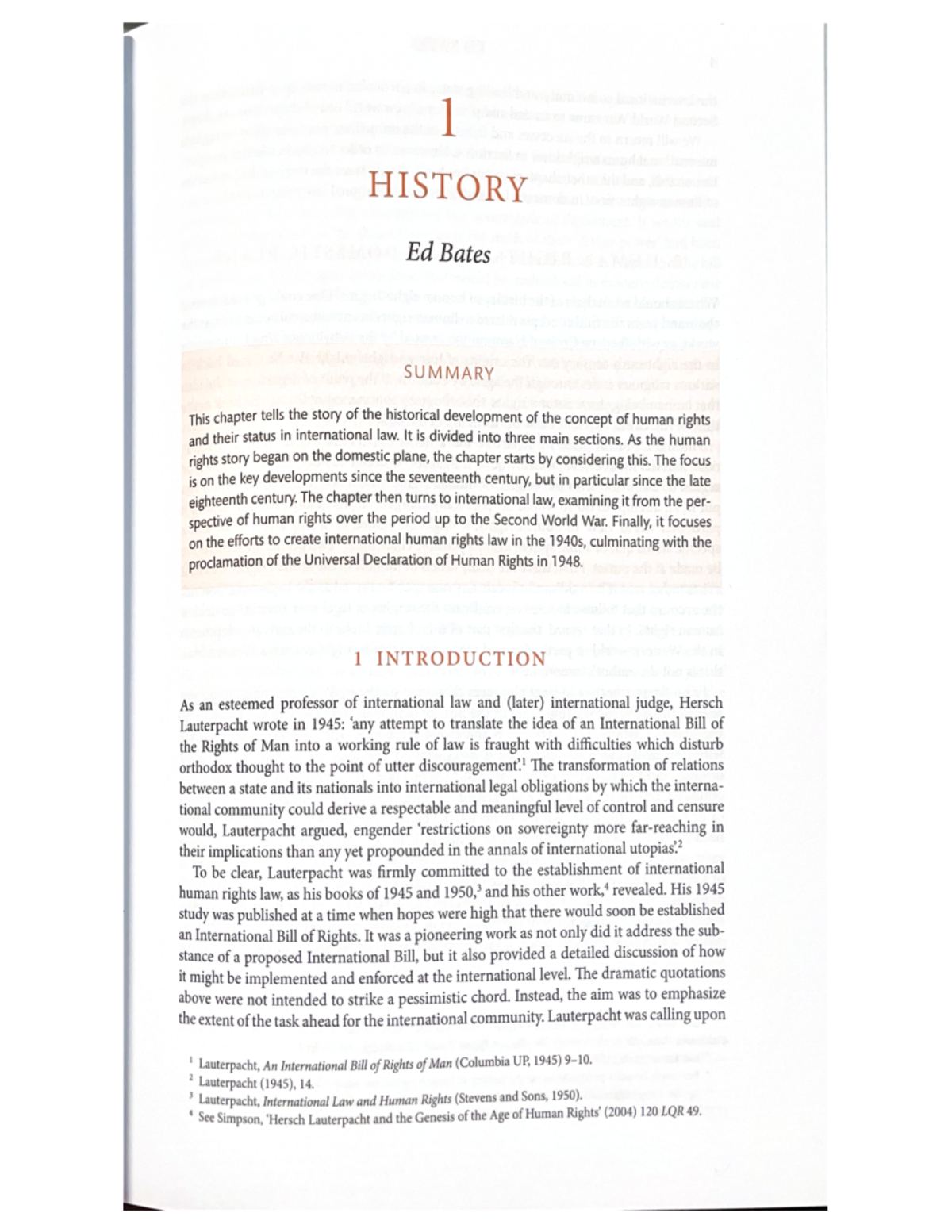Ed Bates- 1. History - Useful for background - 1 HISTORY Ed Bates ...