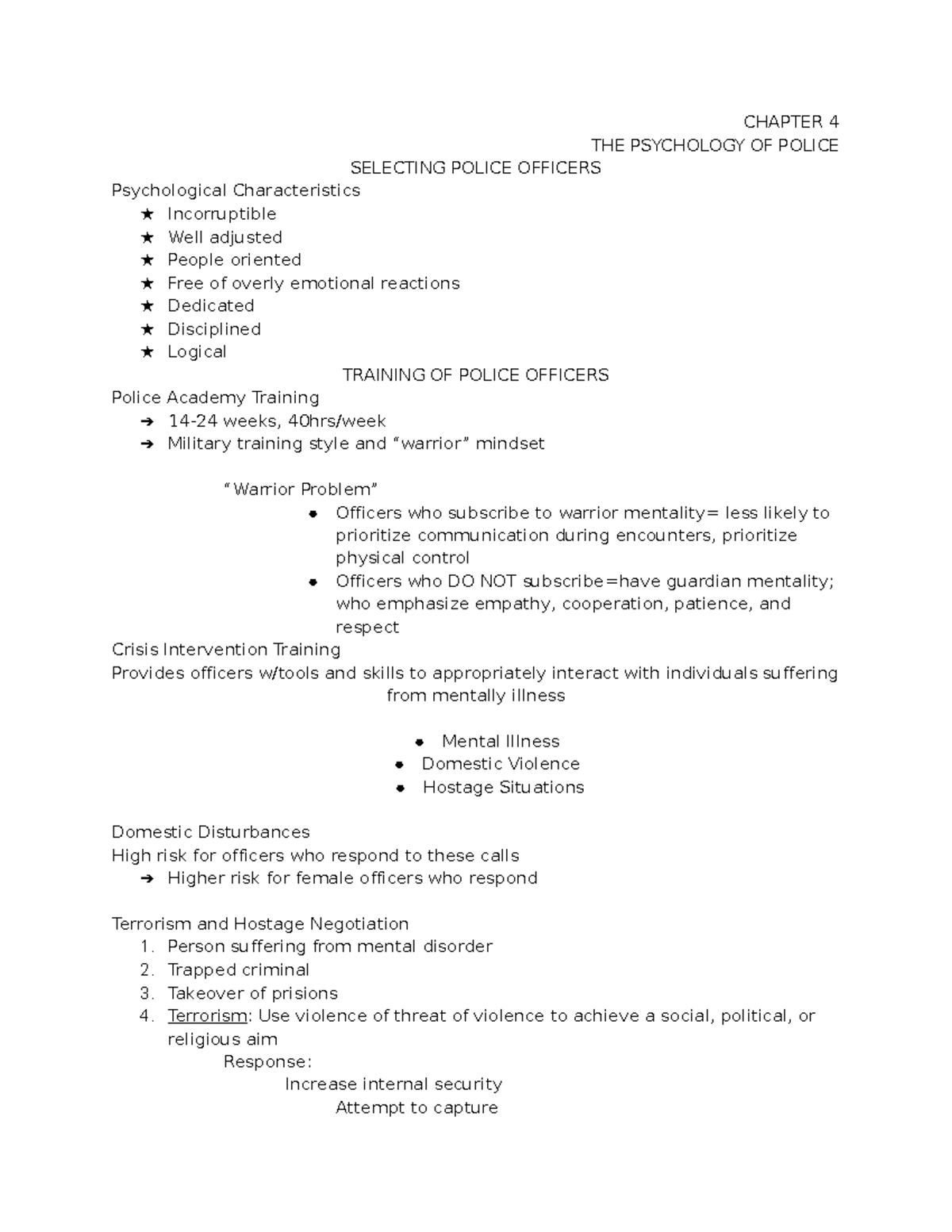 06 15 - this a document - CHAPTER 4 THE PSYCHOLOGY OF POLICE SELECTING ...