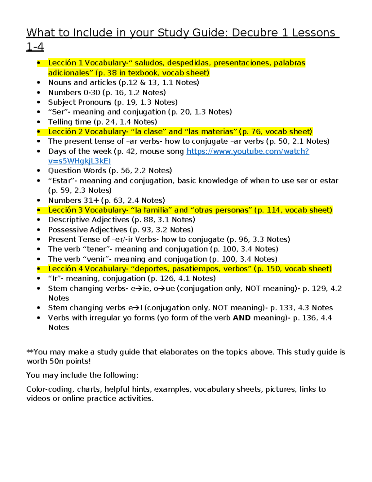 Descubre 1Final Exam Study Guide Chapters 14-1 1 - What to Include in ...
