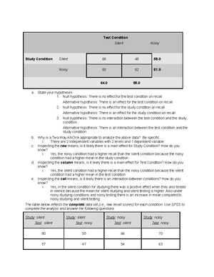 Psy 265 unit 5 homework - Is there a relationship between the time ...