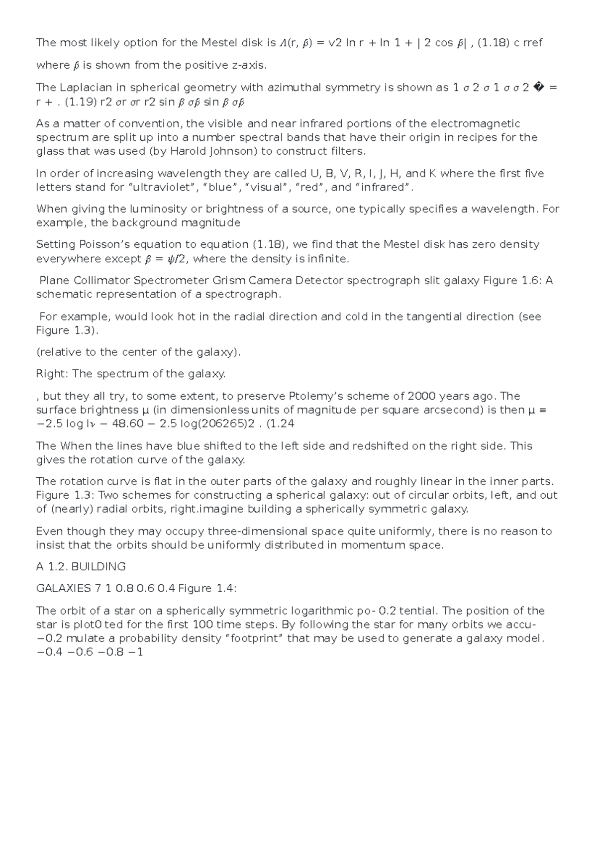 Astrophysics 3 - Lecture 3 - The most likely option for the Mestel disk ...