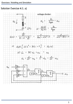 Exercises Chapter 4 WS22 - Exercise 4. Sketch the Simulink block ...