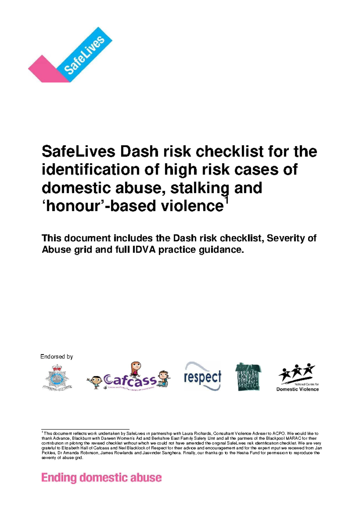 Dash for IDVAs Final 0 - READING MATERIAL NEEDED FOR THE COURSE ...