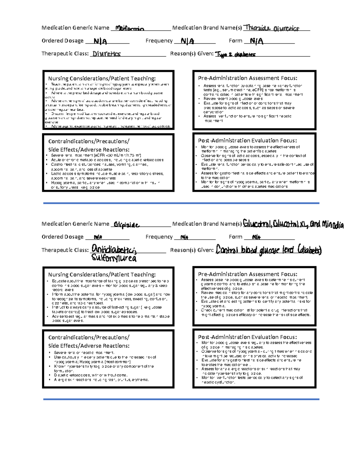 Sherman “Red” Yoder part 2 Med Cards And Pre Clinical Worksheet ...