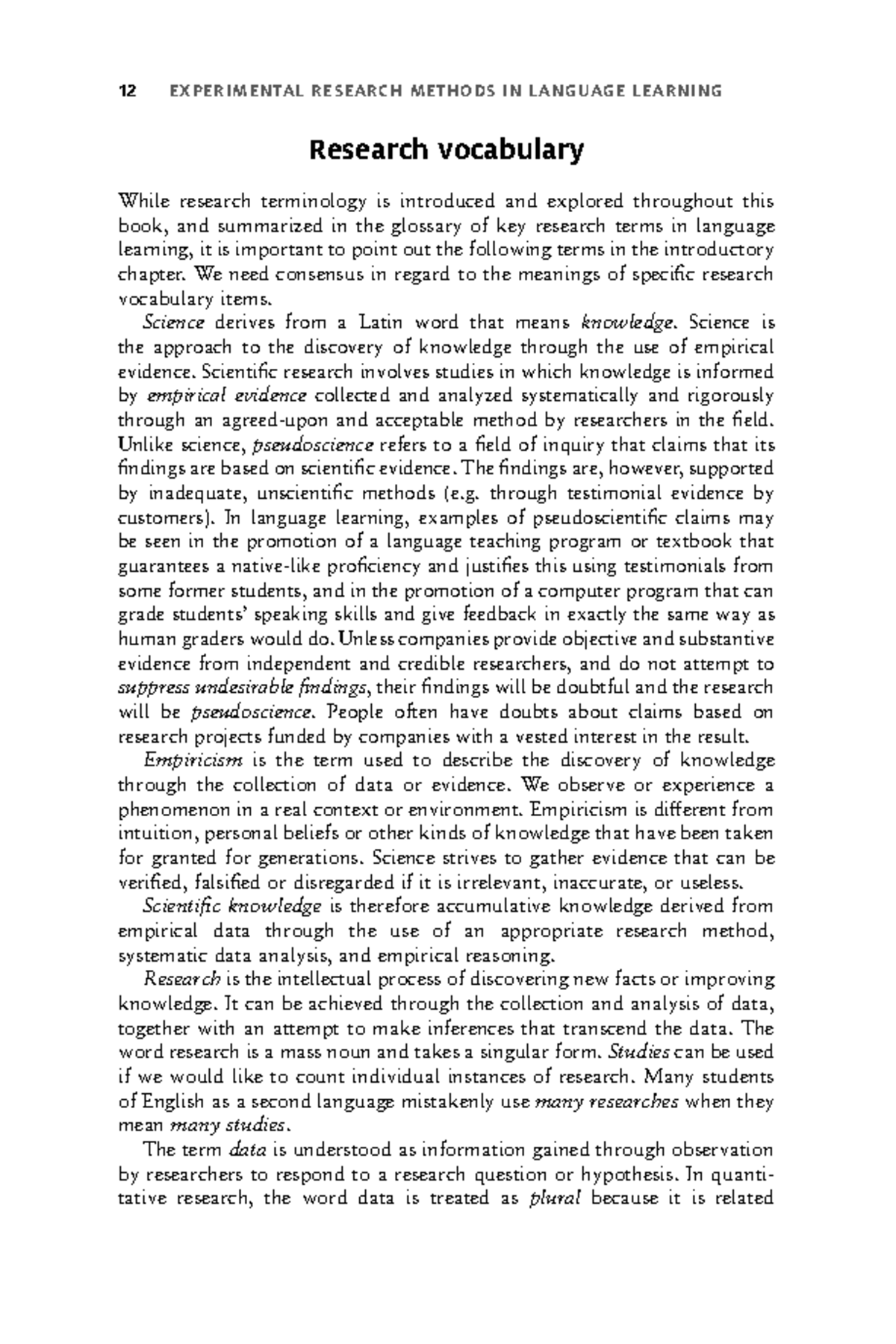 Aek Phakiti Experimental Research Methods in Language Learning ...