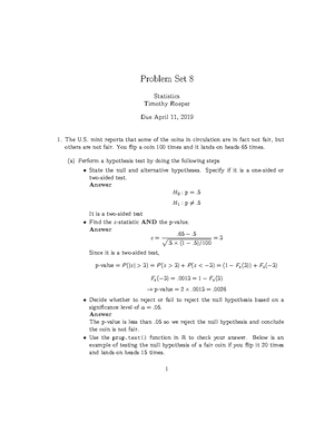 Midterm 1 Stats SP21 - ECONUA18 - NYU - Studocu