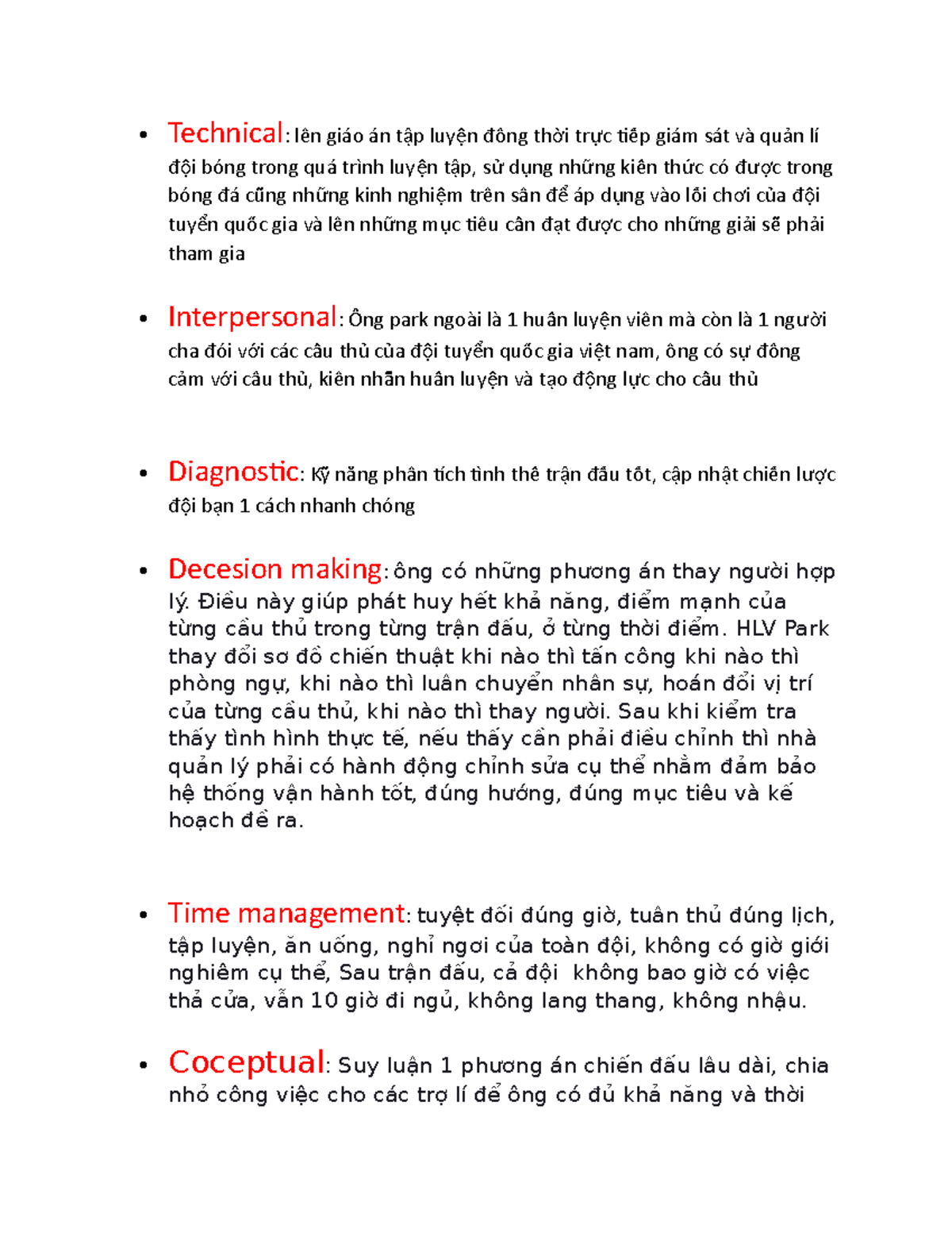 Technical skill MGT - Technical: lên giáo án t p luy n đồồng th i tr c têếp giám sát và qu n lí ...