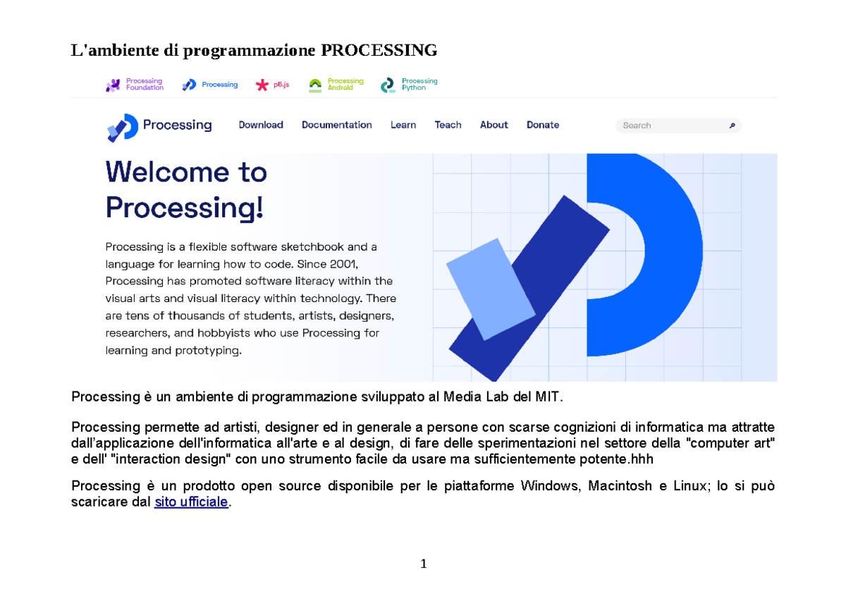 Informatica Programmazione-Strutturata - L'ambiente di programmazione ...