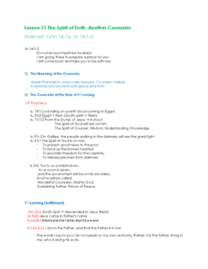 Lesson 9 The Three Kinds of Israel - Lesson 9 The Three Kinds of Israel ...