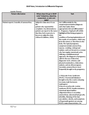 SOAP NOTE FLU - soap note - Subjective Chief complaint “ my body hurts ...