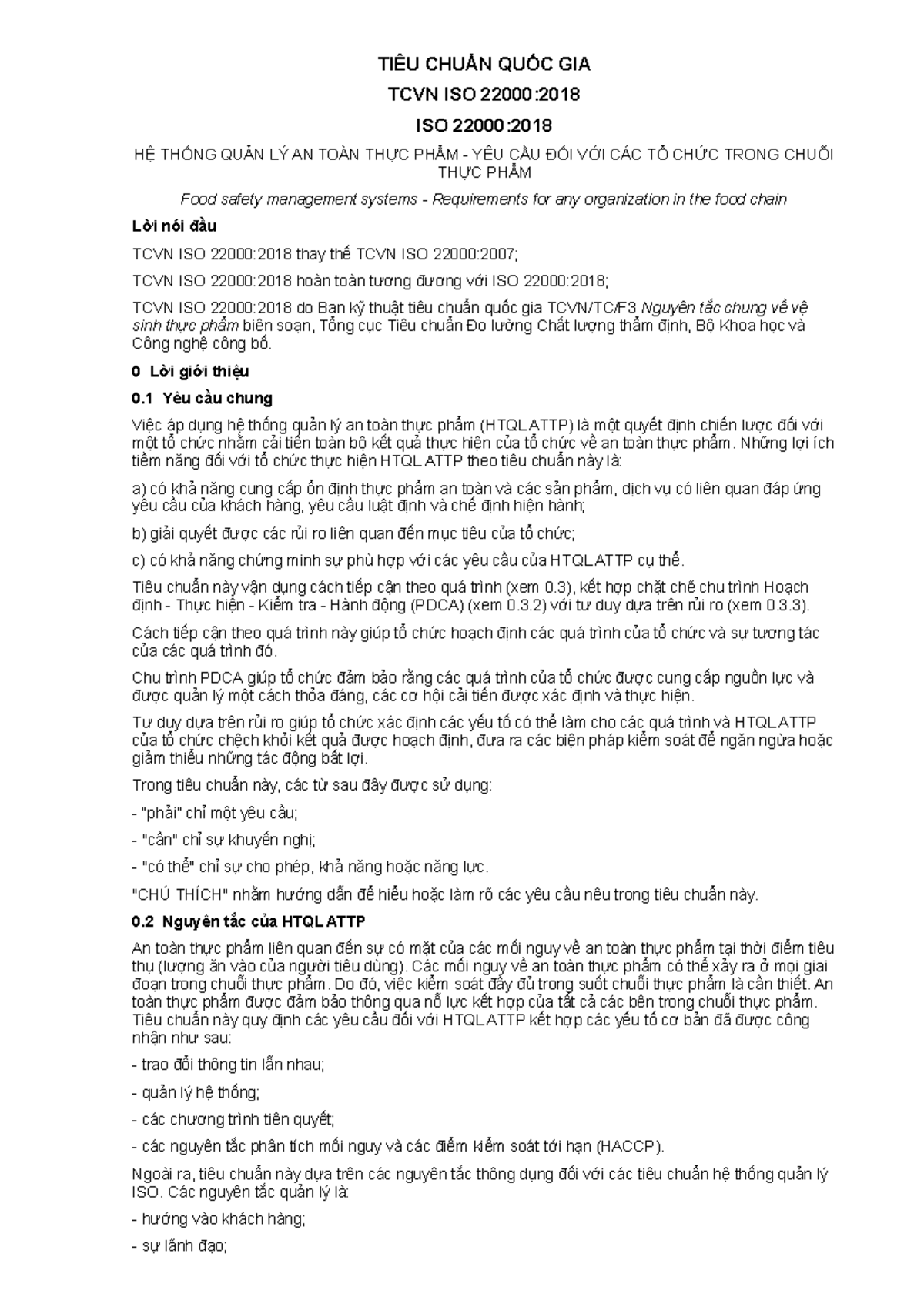 Tcvniso 22000 2018 918262 - TIÊU CHUẨN QUỐC GIA TCVN ISO 22000: ISO ...