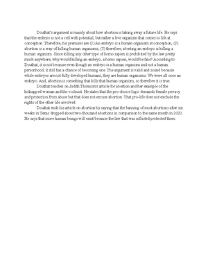 Philosophy Assignment 6 - In the first 11 pages of the reading, Theodor ...