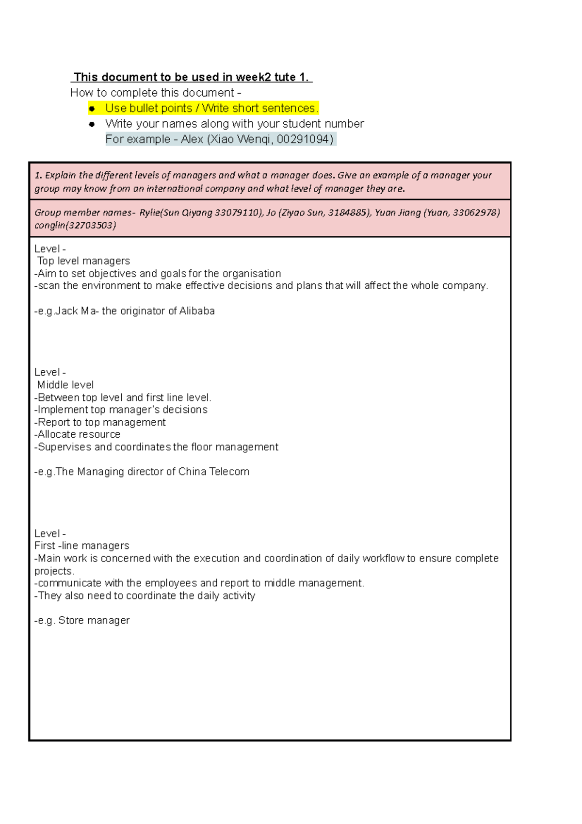 Knowledge check Wk 2 - David Kimbu - This document to be used in week2 ...