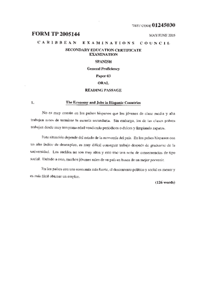 Caribbean Studies Module 1 - Sample essay with points - MODULE 1 ...