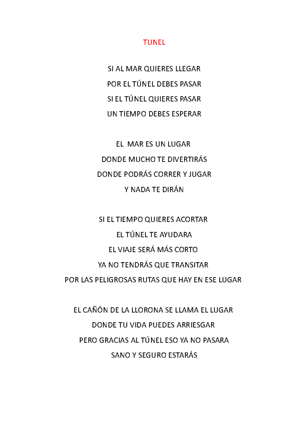 Poema - bbbbbbbbbbbbbbbbbbbbbbbbbbbb - TUNEL SI AL MAR QUIERES LLEGAR ...