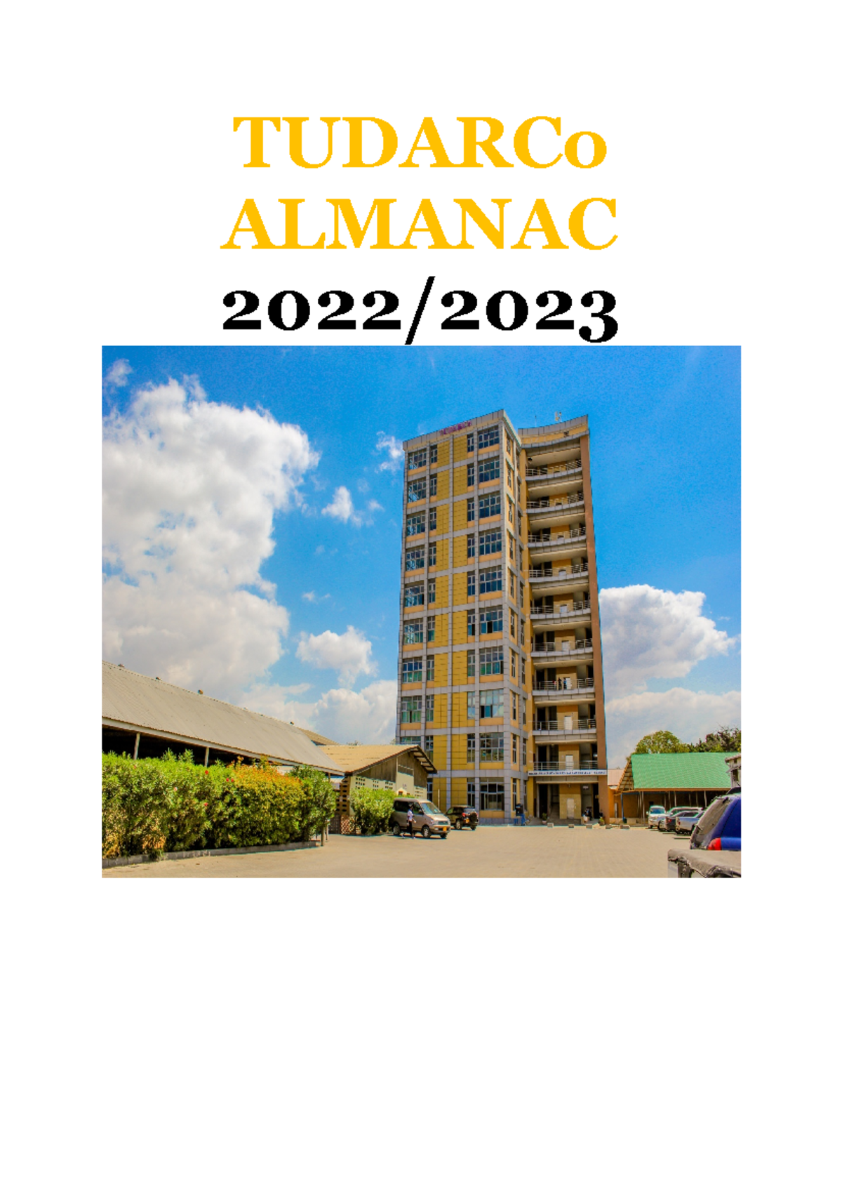 2nd December 2022 - Final Version OF Almanac - Tudarco - TUDARCo ...