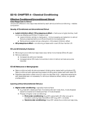 CLPS 0100- lecture notes - Contiguity theory vs. contingency theory ...