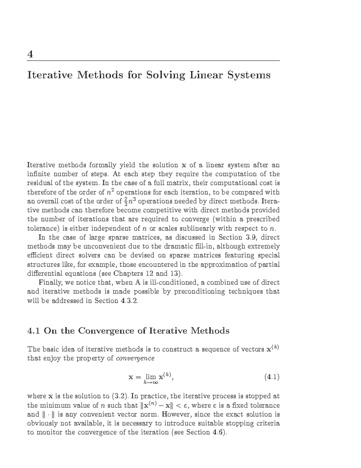Cours 3 - Pls see fourse - 4 Iterative Methods for Solving Linear ...