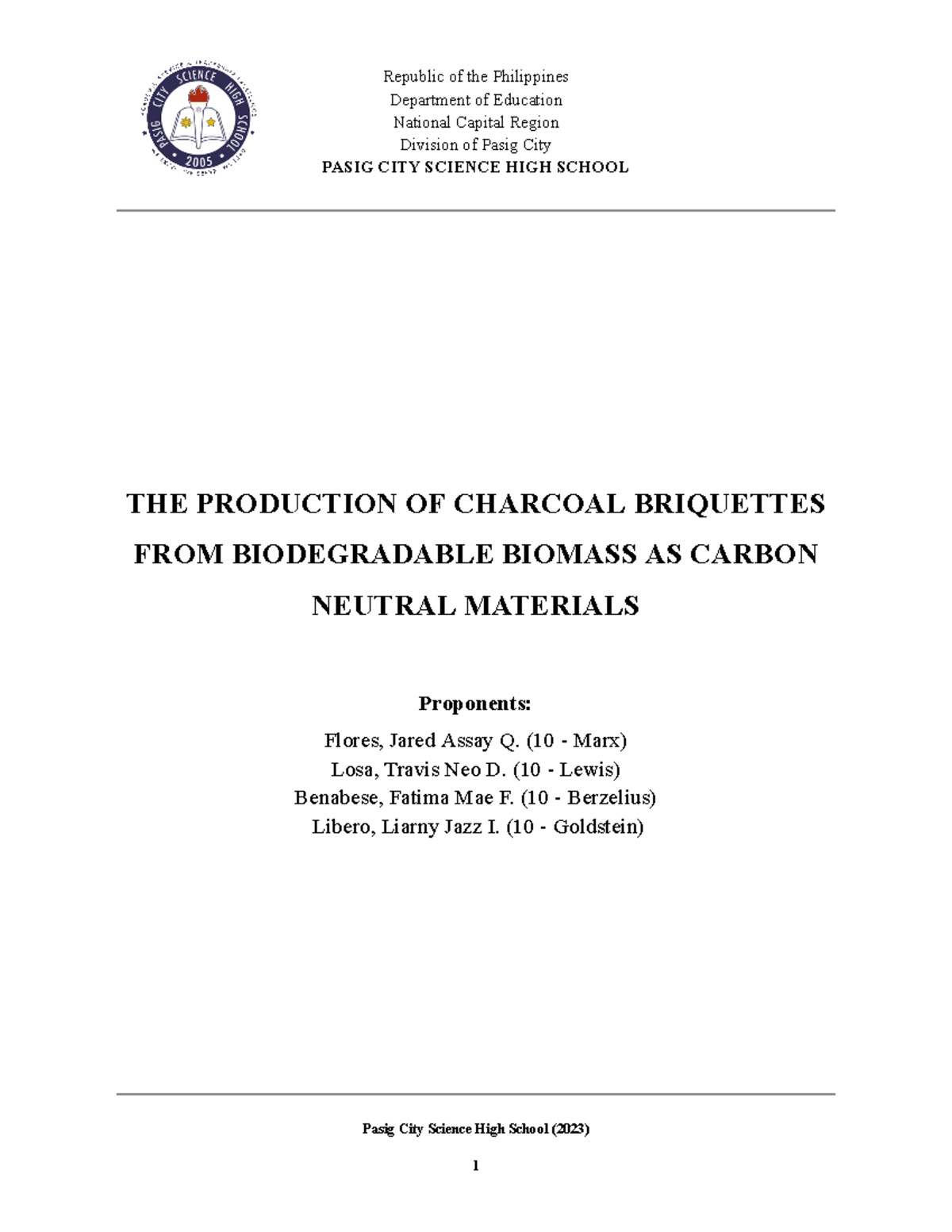 THE- Production-OF- Charcoal- Briquettes-FROM- Biodegradable- Biomass ...