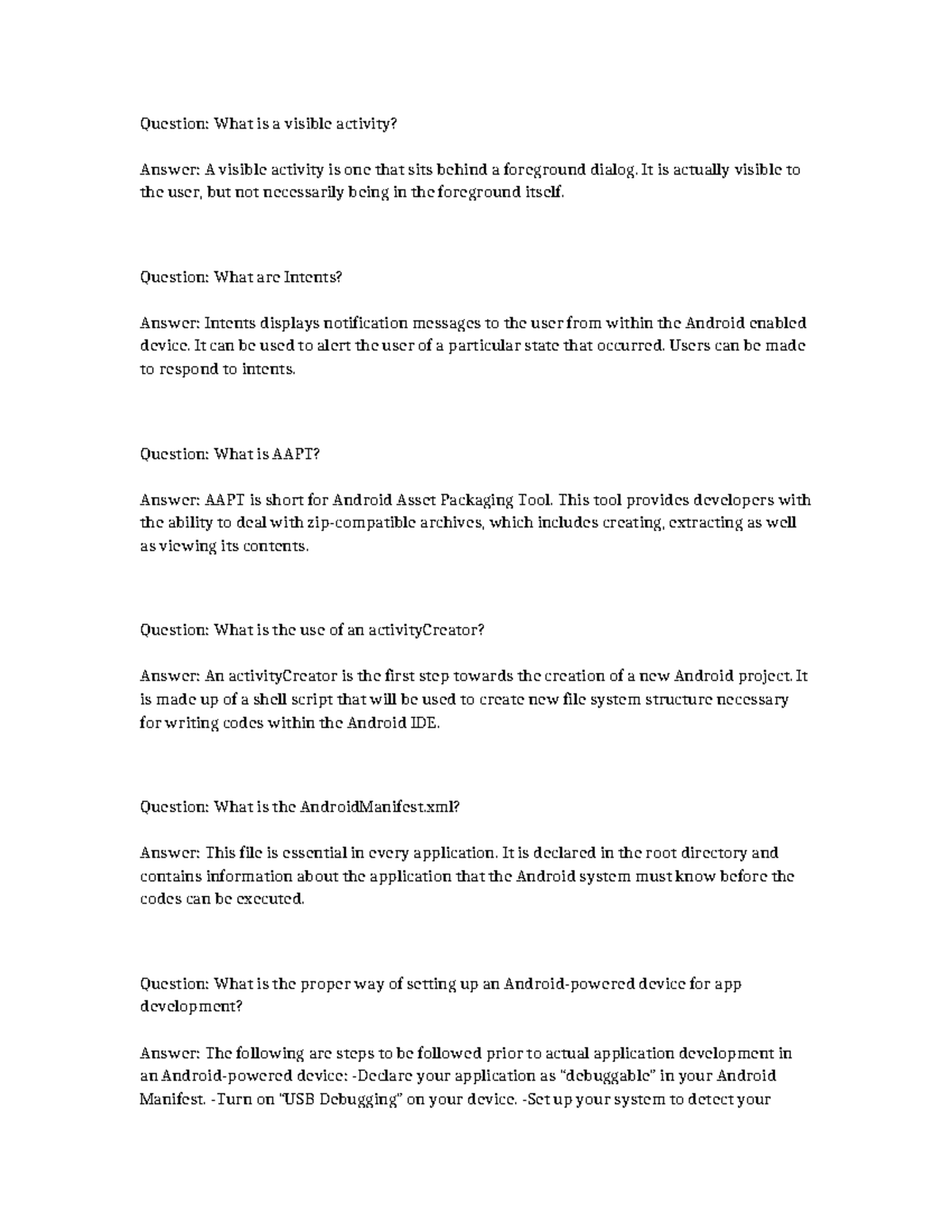 Hepatophlebitis calami trinary - Question: What is a visible activity ...