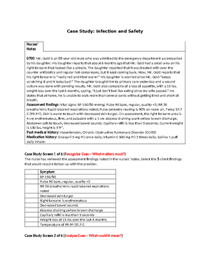 Case Studies Safe Patient Handling Algorithms - Adelphi University ...