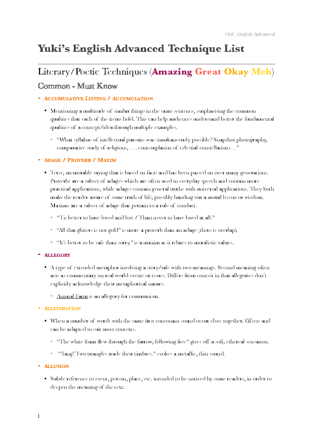 English Advanced Technique LIST - Yuki’s English Advanced Technique ...