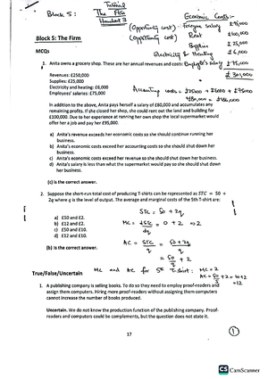 Eco Block 11 Handout 3 Tutorial - Principles of Macro Economics - Studocu