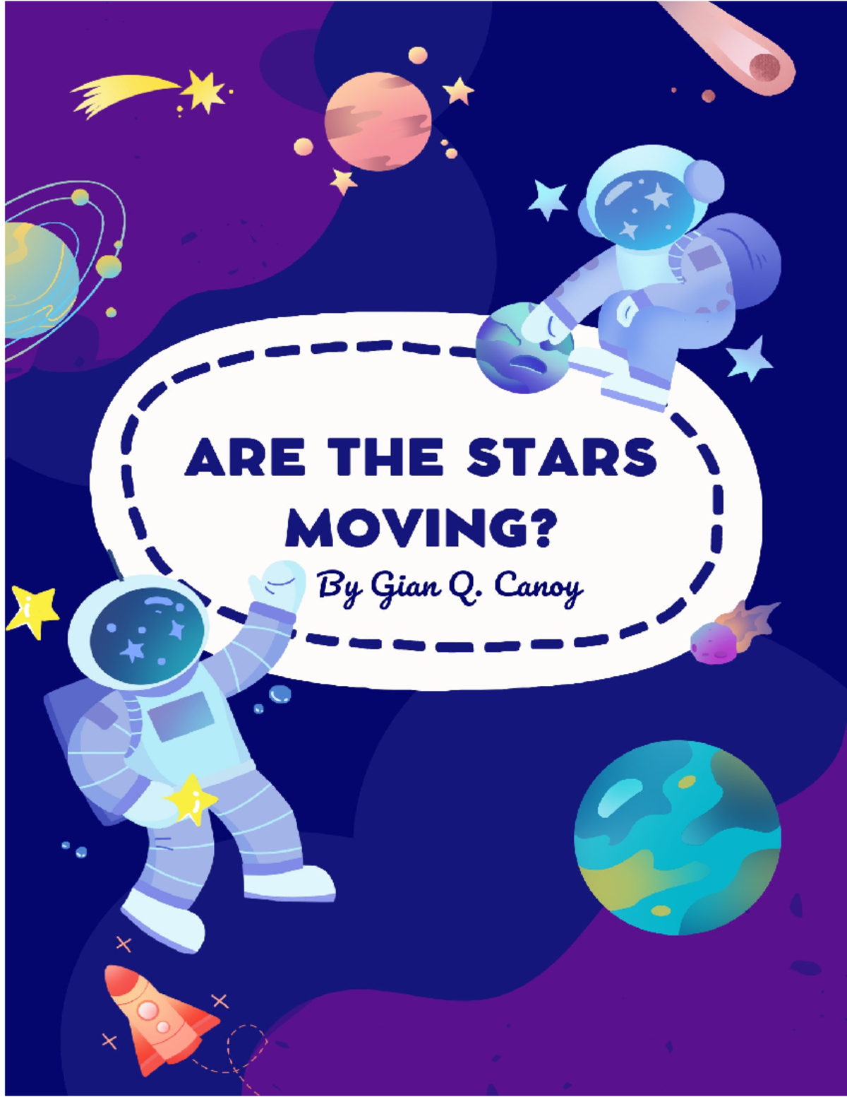 Stars PS - Guide Question: 1. Were you able to observe the movement of the objects in the sky? 2 ...