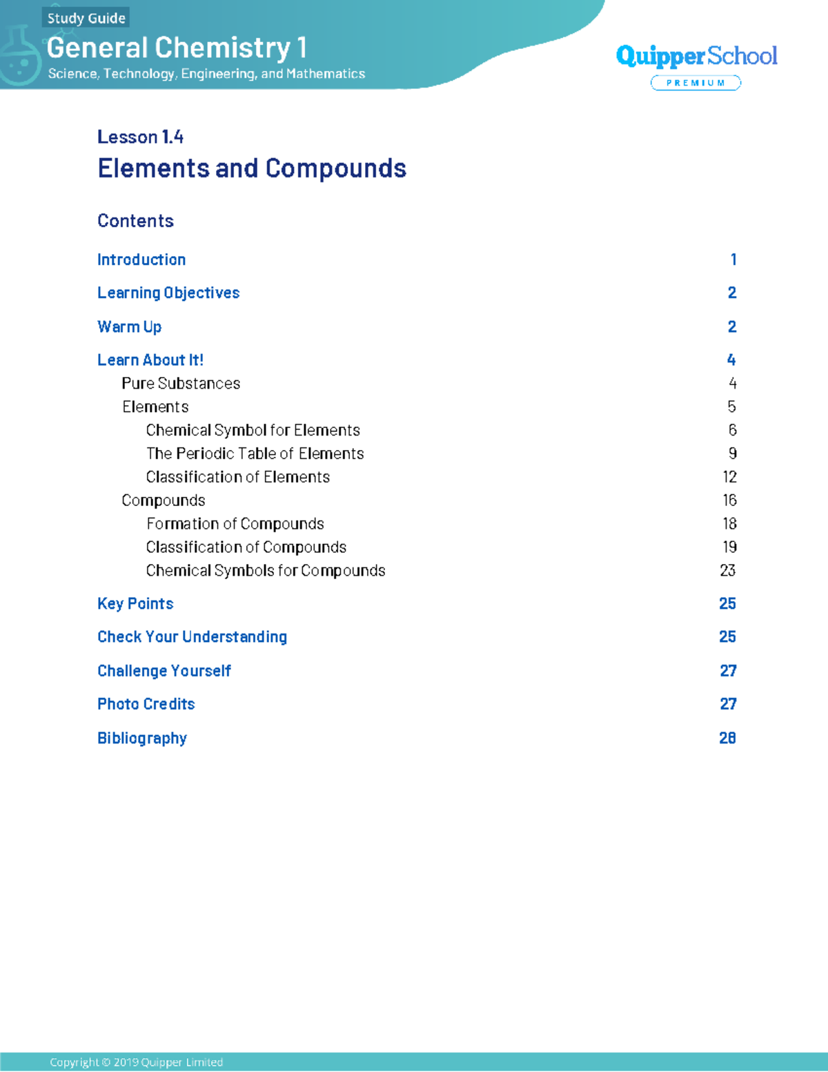 CHM1 11 12 Q1 0104 FD - Study - Elements and Compounds Lesson 1 ...