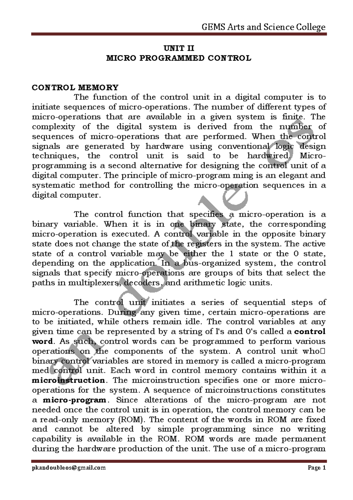 COA Module II FULL COURSE PDF - - Studocu