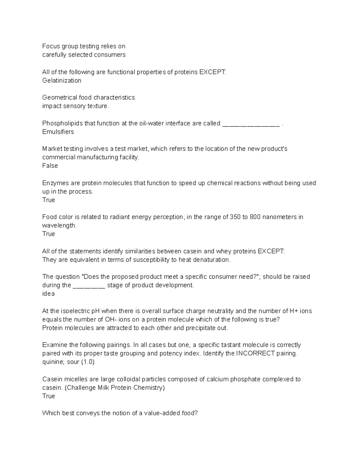 FS6 - science of food - Focus group testing relies on carefully ...