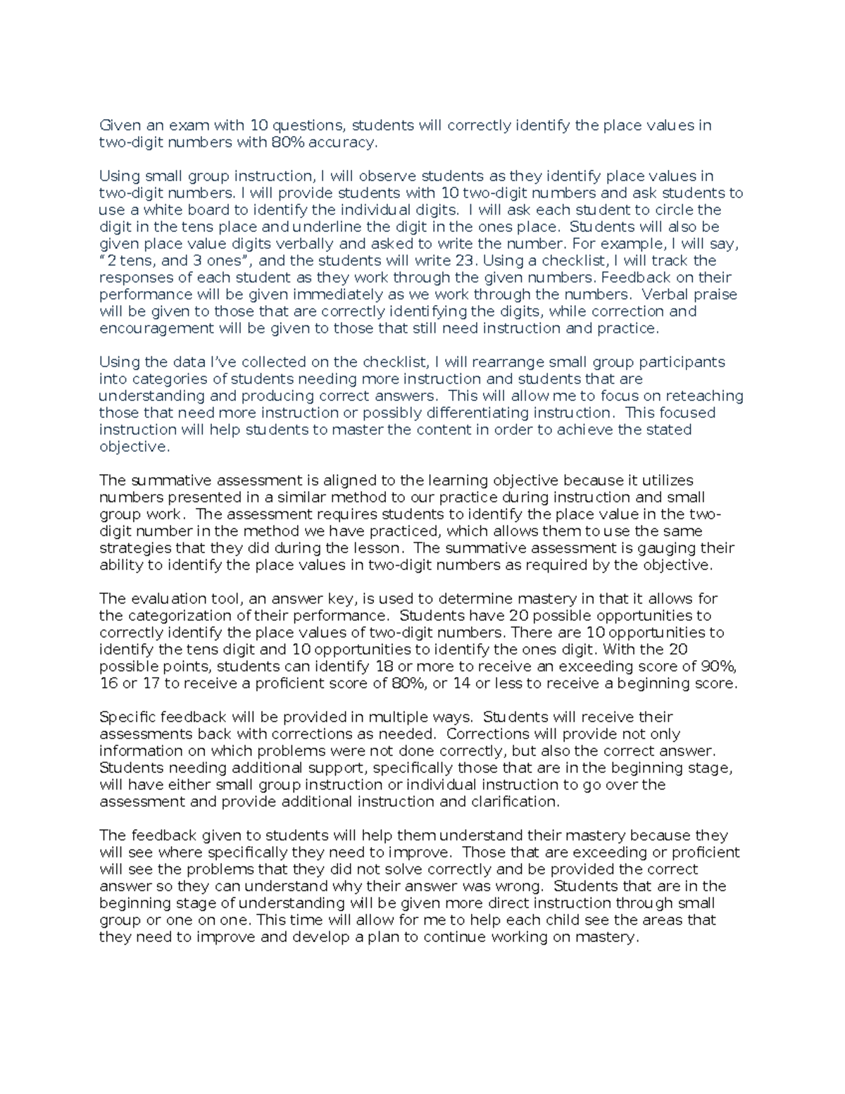 Task 1 - Task 1 - Given an exam with 10 questions, students will ...