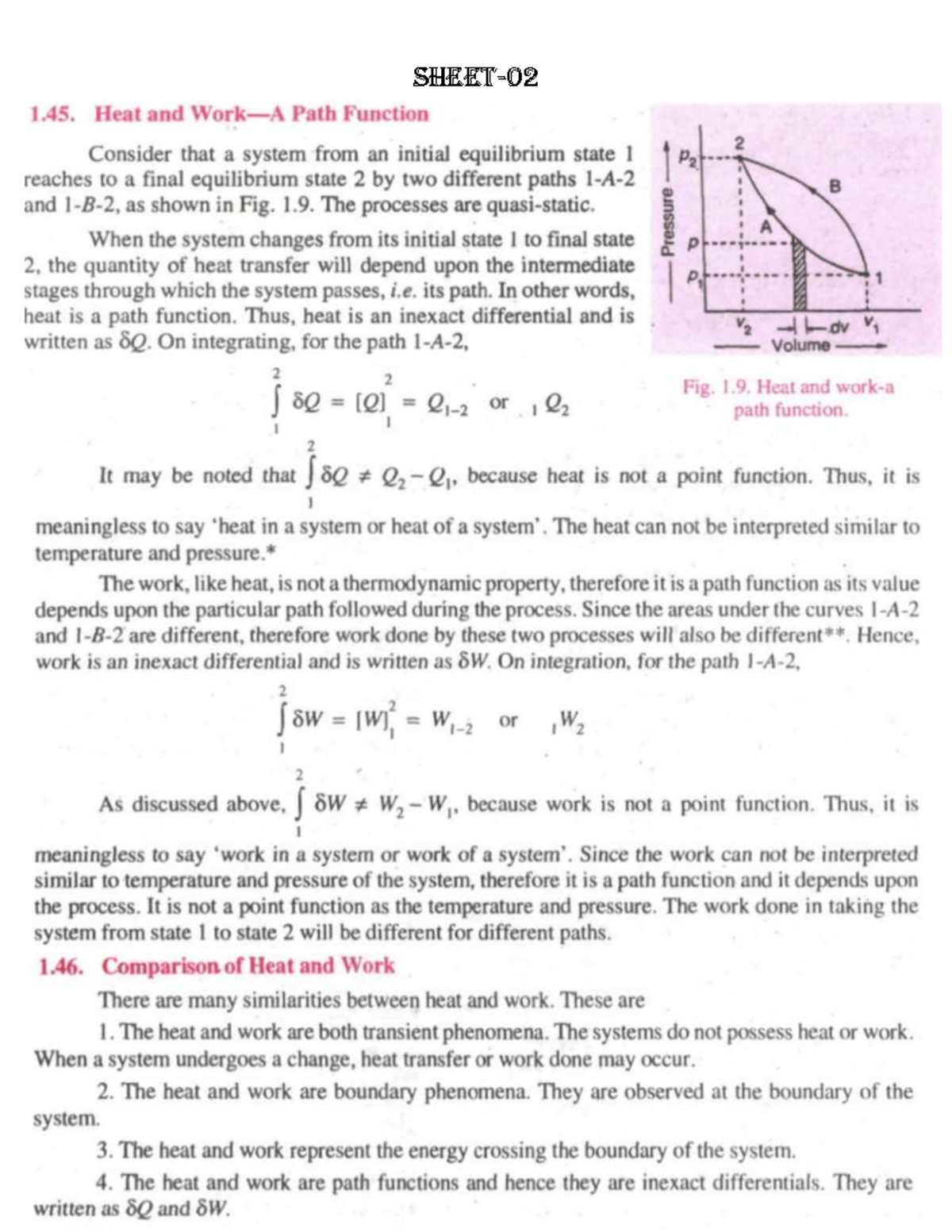 Thermo Sheet-02 - Industrial and Production Engineering - Reference: A ...