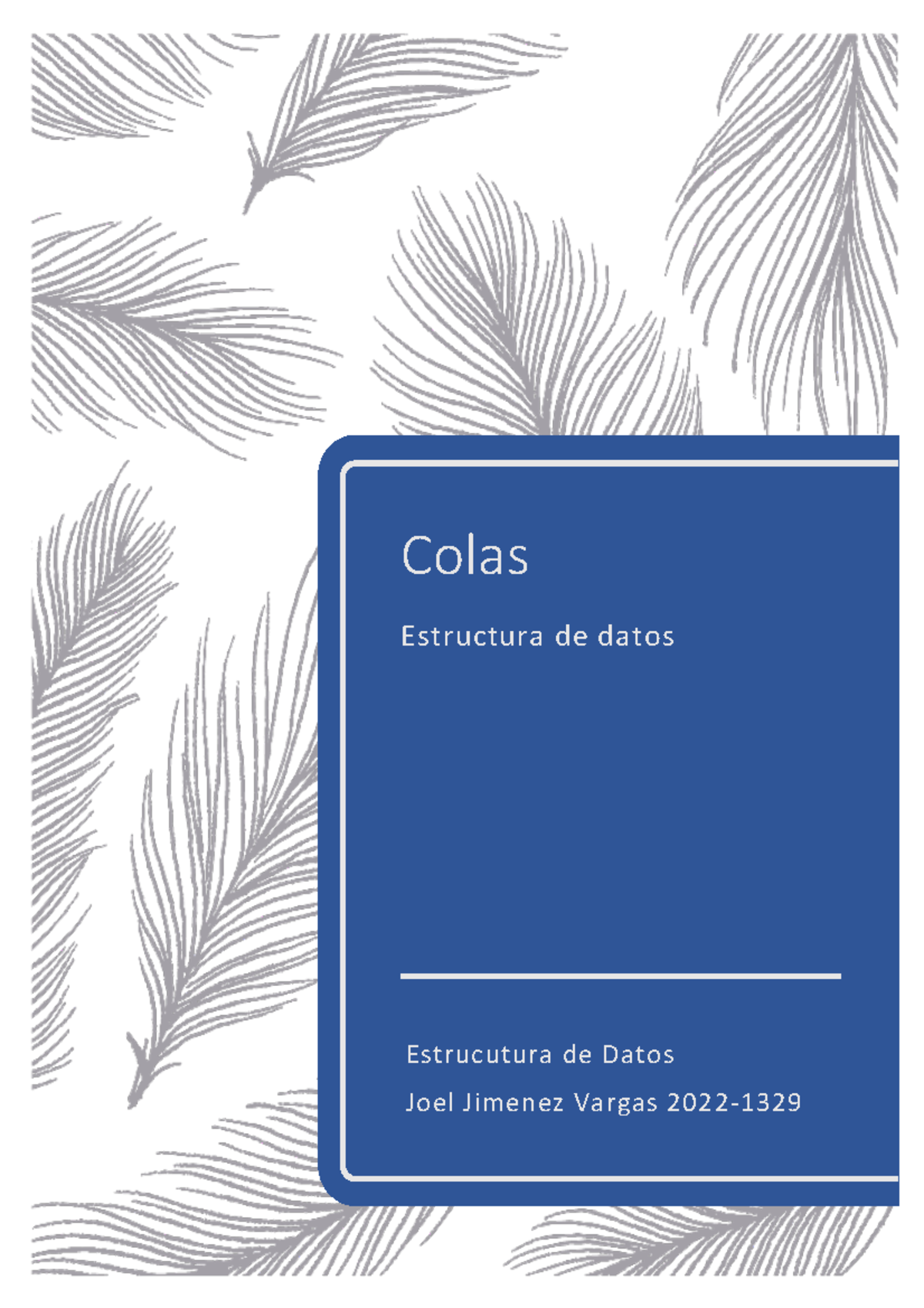 Colas estructura de datos actividades - Estructura de Datos (Lista ...