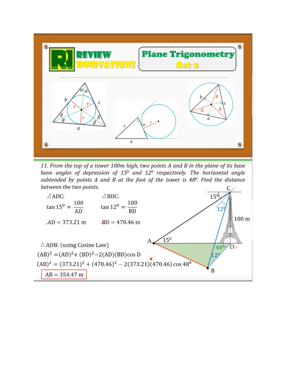 Trigo 2 - Civil Engineering - Studocu