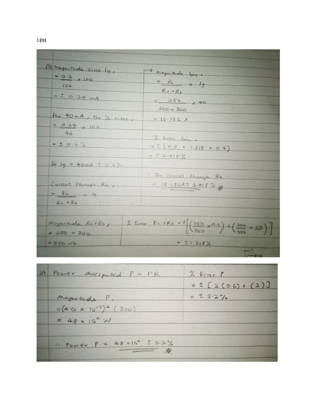 Exercise week 2 ese122 - Selected Topics For Instrumentation - 1(b) 1(d) - Studocu