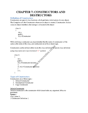 Essence OF Objects AND - Joseph - CHAPTER4 : ESSENCE OF OBJECTS AND CLASSES Objects and classes ...
