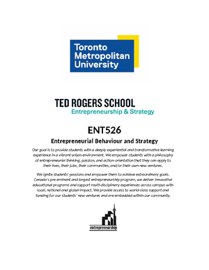 ENT 526 Week 3 - need to know - Entrepreneurial Behaviour and Strategy ...