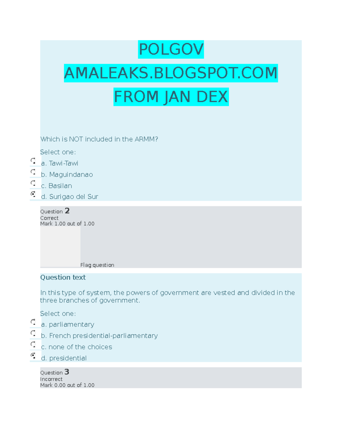 - Amaleaks. Blogspot.COM- Polgov - POLGOV AMALEAKS.BLOGSPOT FROM JAN ...
