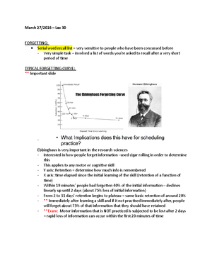 Lec 17 - Feb 15 - kin 1080 lecture notes - Feb 15/2017: Lec 17 TOPIC #3 ...