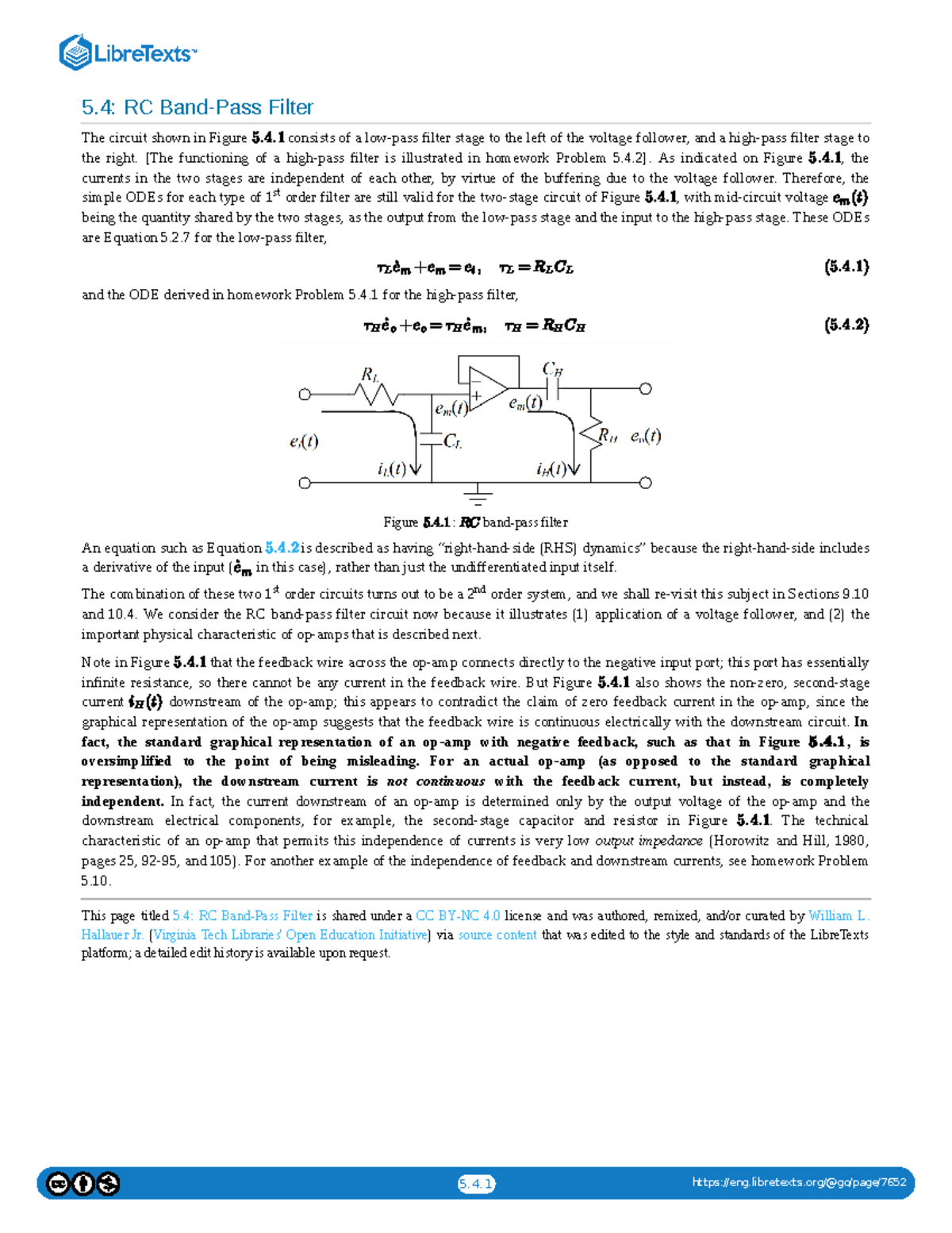 transform methods - 5.4 eng.libretexts/@go/page/ 5: RC Band-Pass Filter ...