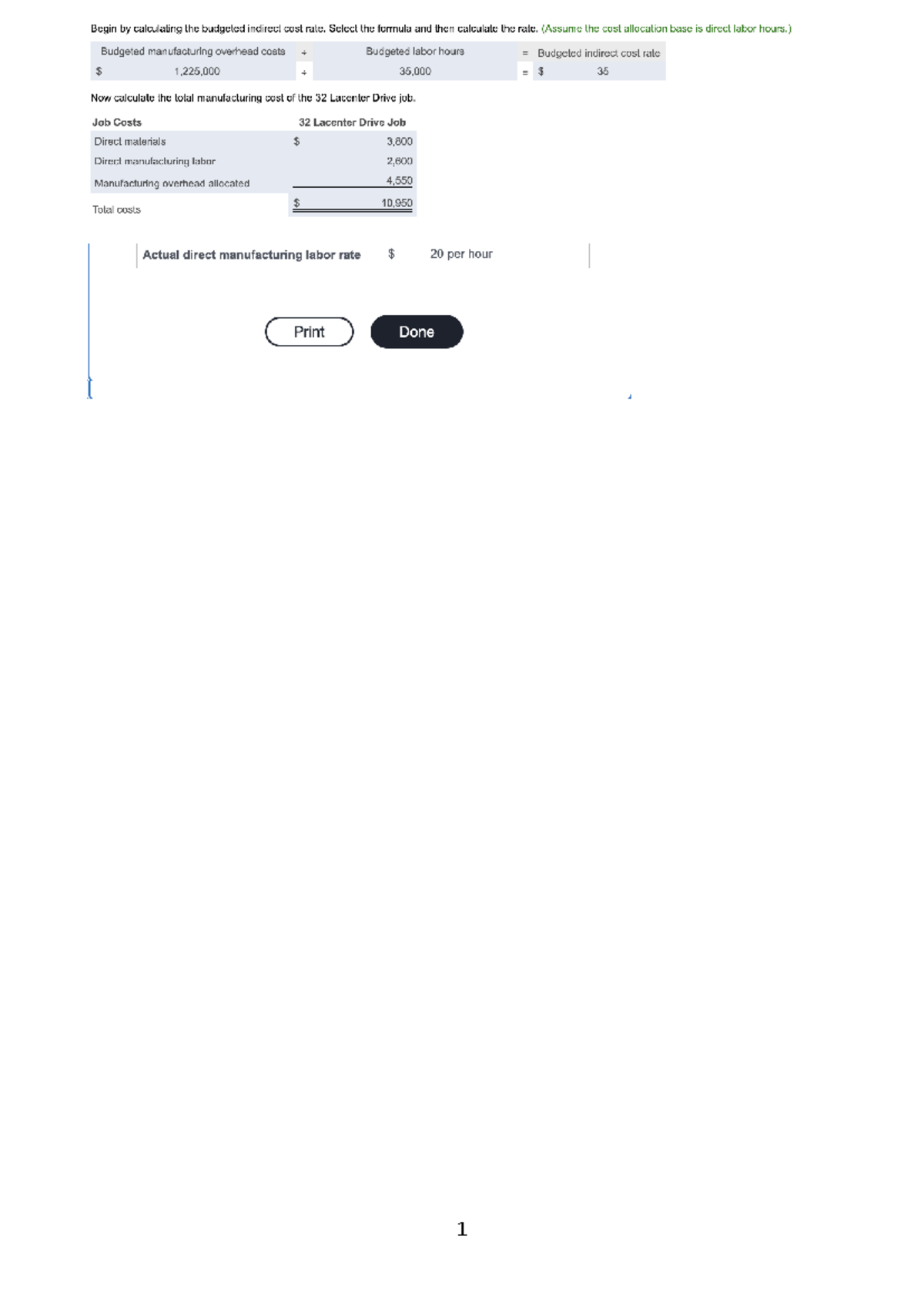 Module-2 practice - Begin calculating the budgeted indirect cost rate ...
