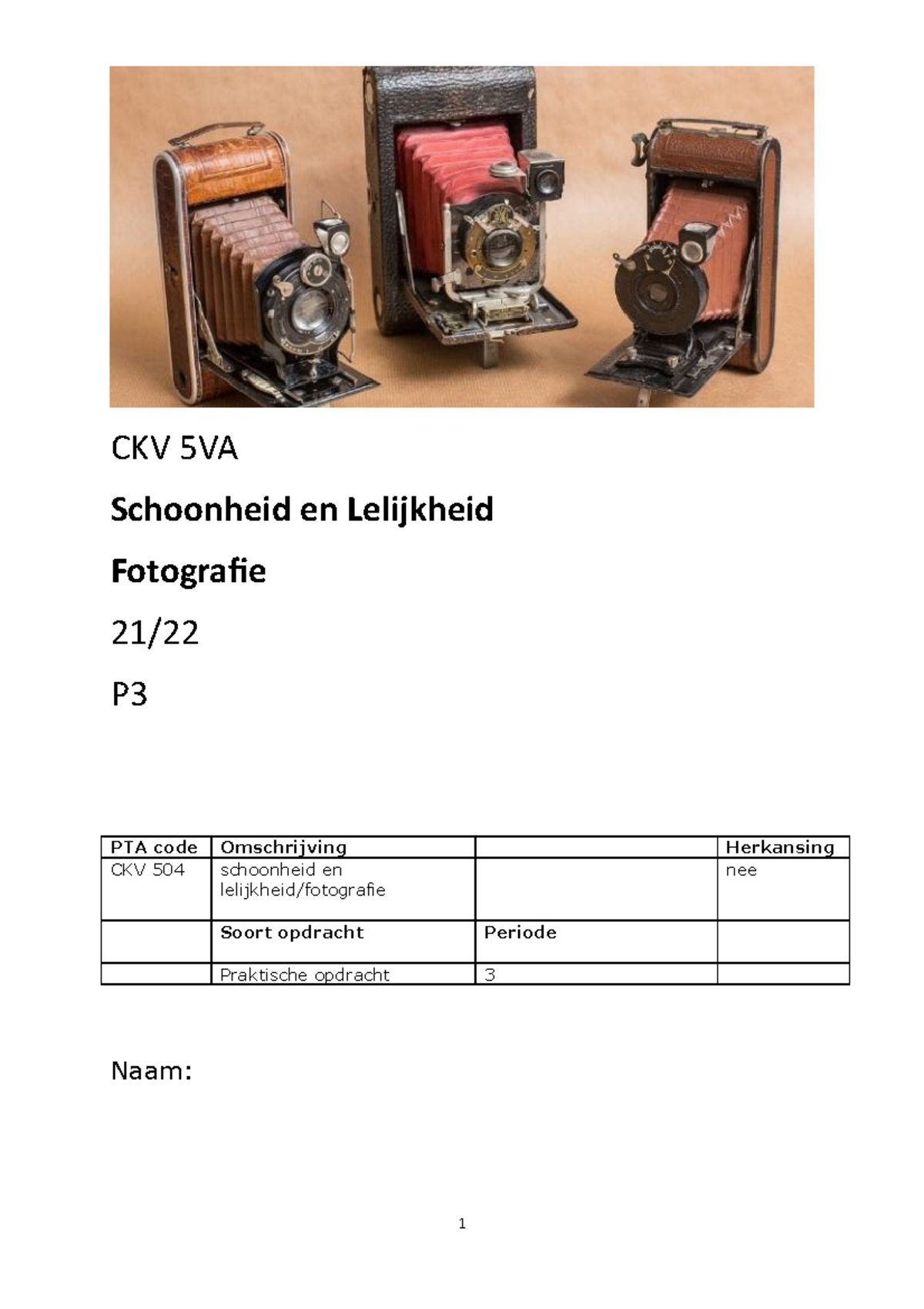 CKV 5VA blok 4 Fotografie verbeterde versie - CKV 5VA Schoonheid en Lelijkheid Fotografie 21/ P ...