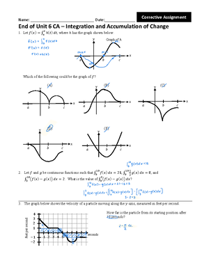 AP Calculus AB Practise Exam - Studocu