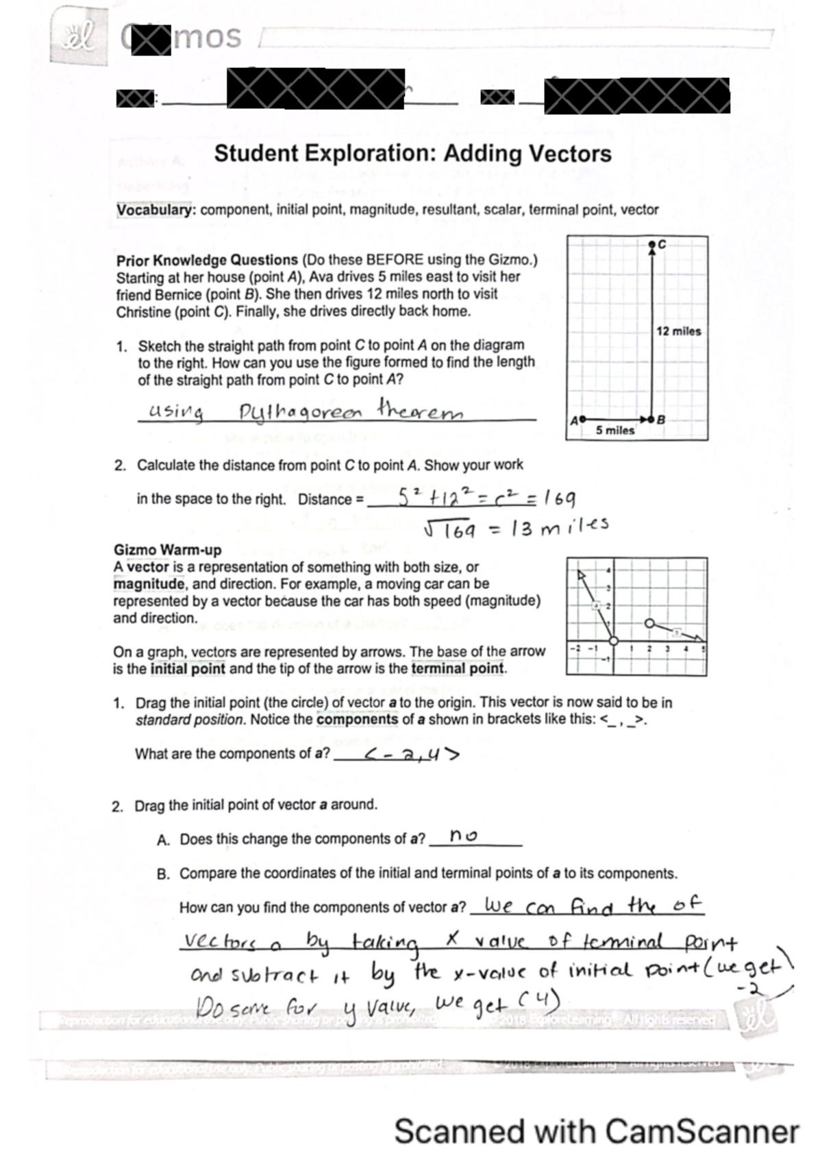 Gizmos adding vectors - test - el mos : Student Exploration: Adding ...